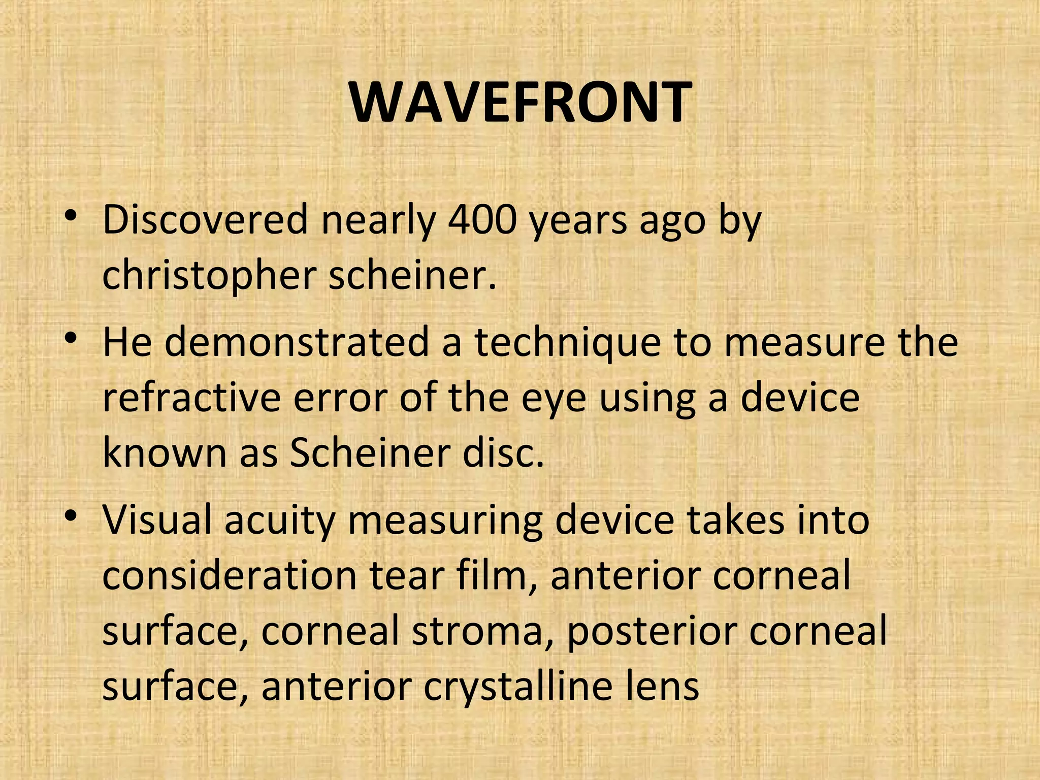 Keratorefractive surgeries | PPT