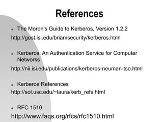 kerb.ppt | Operating Systems | Computer Software and Applications