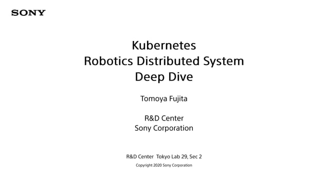Kerbernetes Robotics Distributed System Deep Dive | PPT