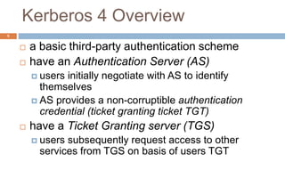 Kerberos | PPT | Cloud Computing | Internet