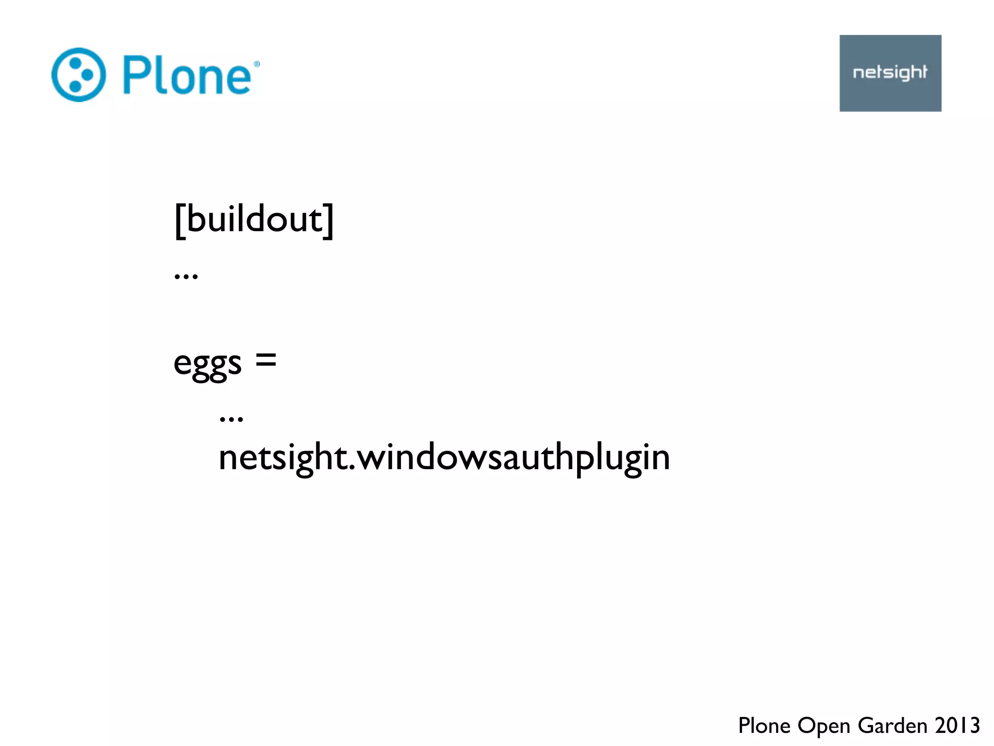 Plone and Single-Sign On - Active Directory and the Holy Grail | PDF
