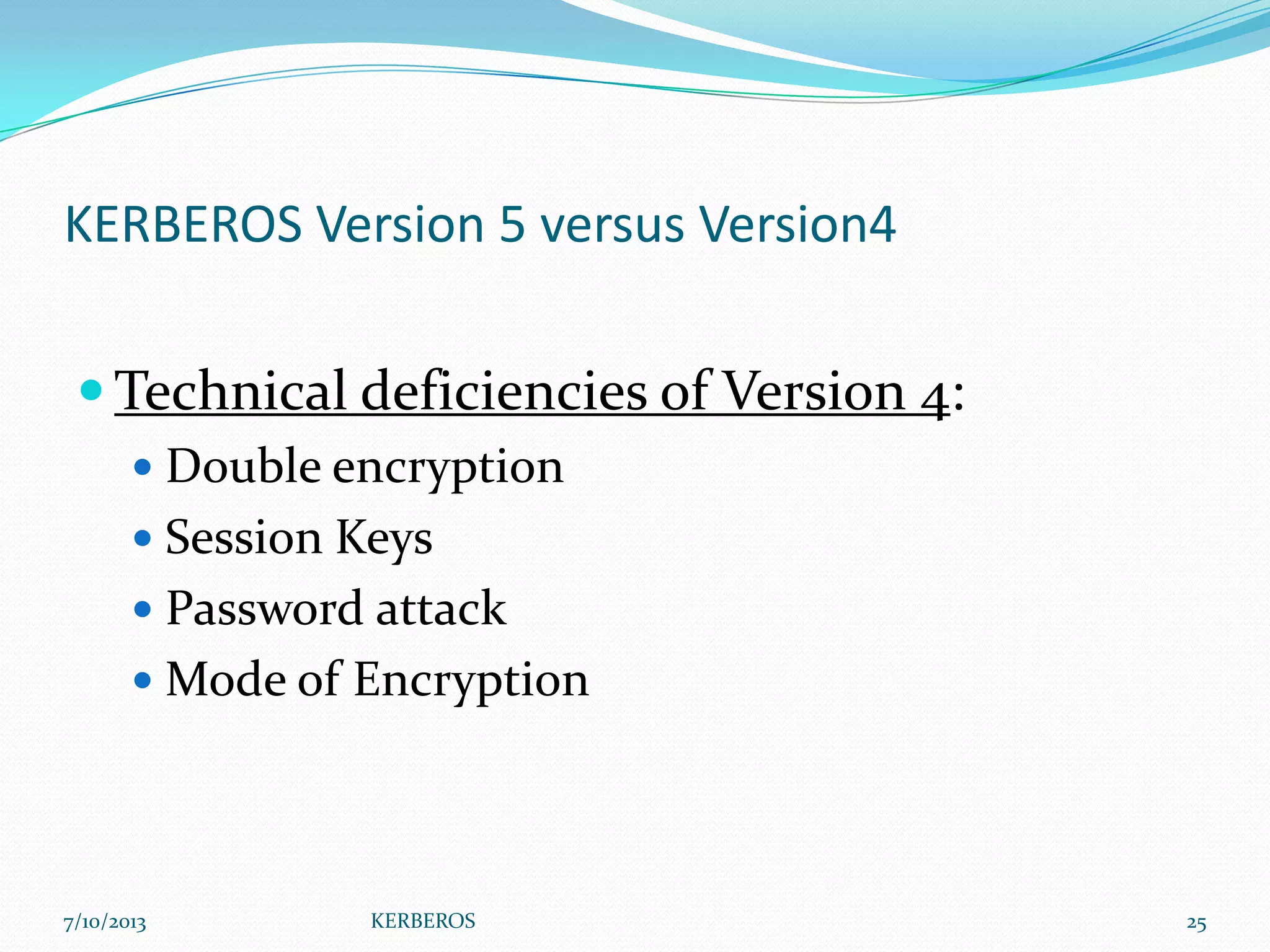 Kerberos An Authentication Application Ppt
