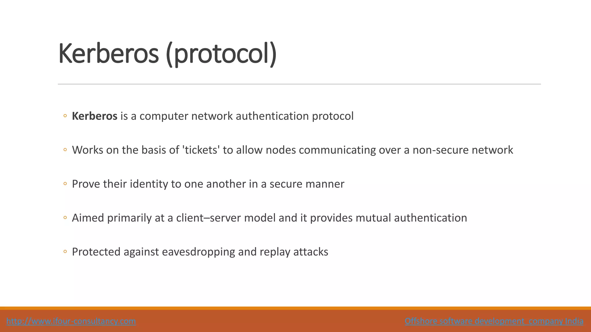 Kerberos protocol | PPTX