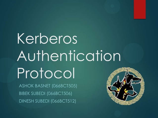 Kerberos Authentication Protocol Ppt 