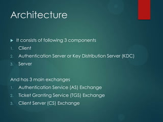 Kerberos Authentication Protocol | PPTX