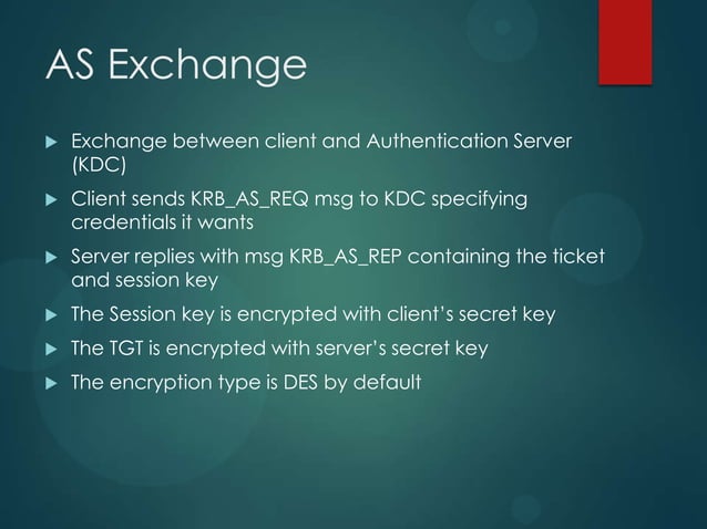 Kerberos Authentication Protocol Pptx