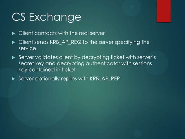 Kerberos Authentication Protocol | PPTX