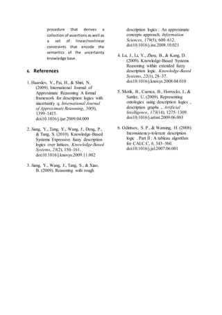 Description logic | DOCX