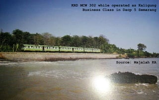 Kereta Api Lokal Bandung Raya: Gerbong Eks KRD MCW 301 | PPT