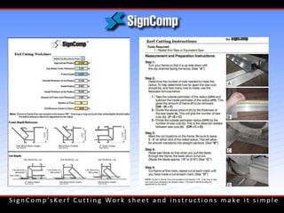 Kerf cutting presentation | PPTX