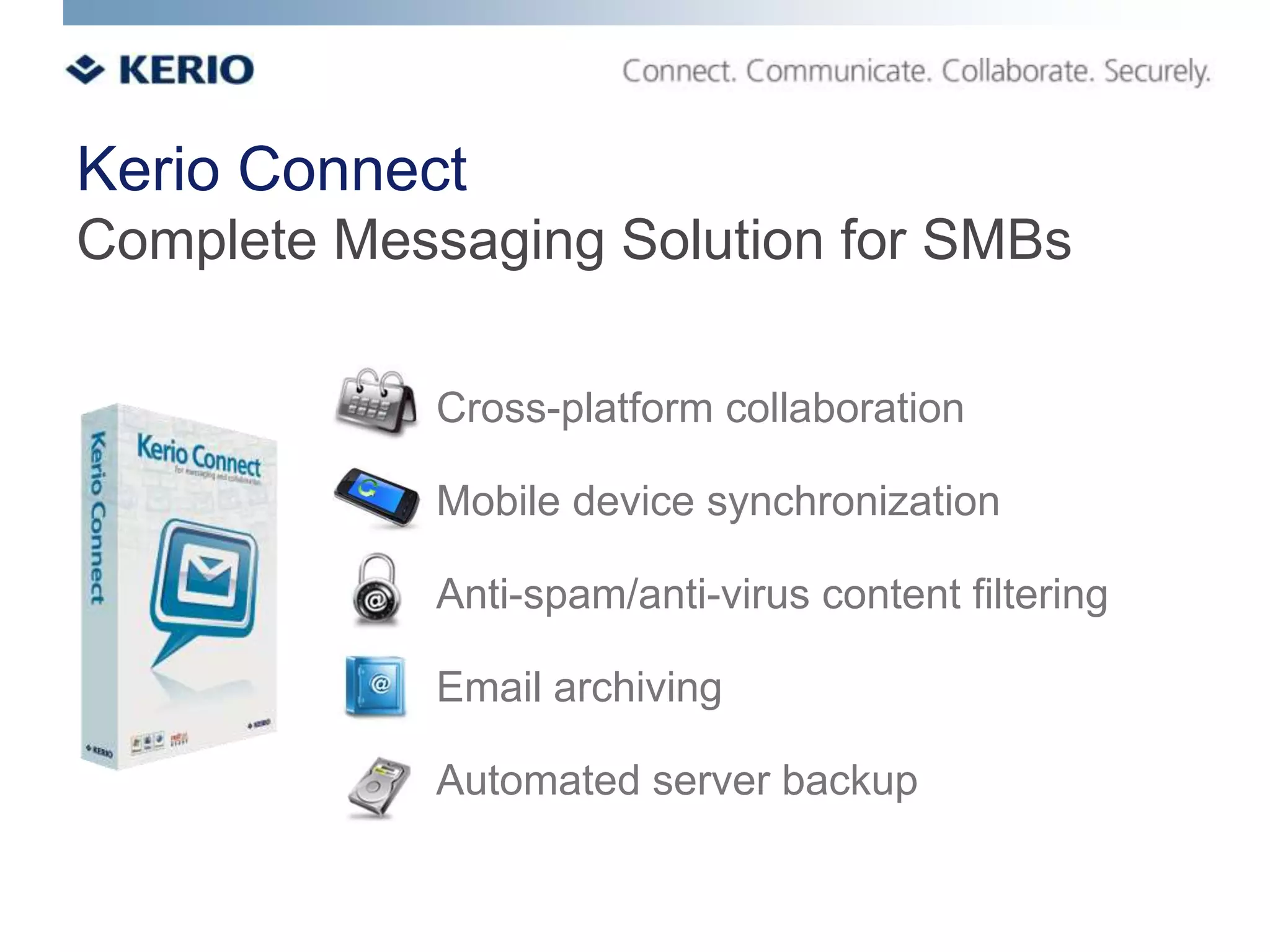 Kerio Connect 7 Overview | PPTX