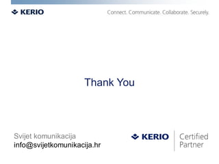 Kerio Connect 7 Overview | PPTX