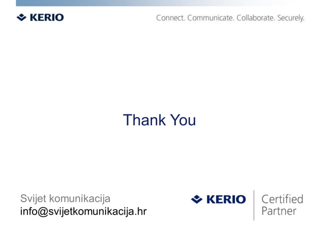 Kerio Connect 7 Overview | PPT