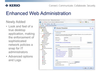 Kerio Control 7 Overview | PPTX
