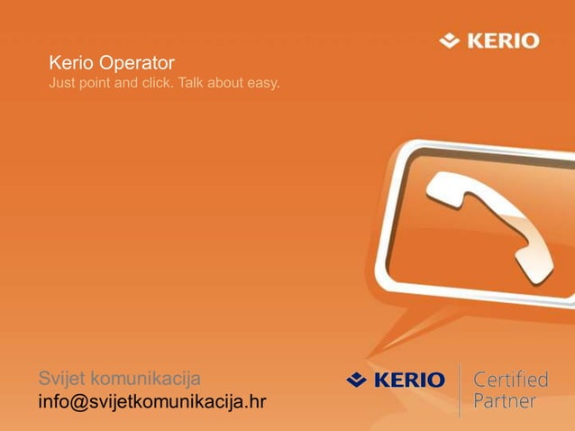 Kerio Operator Overview | PPT