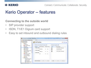 Kerio Operator Overview | PPT