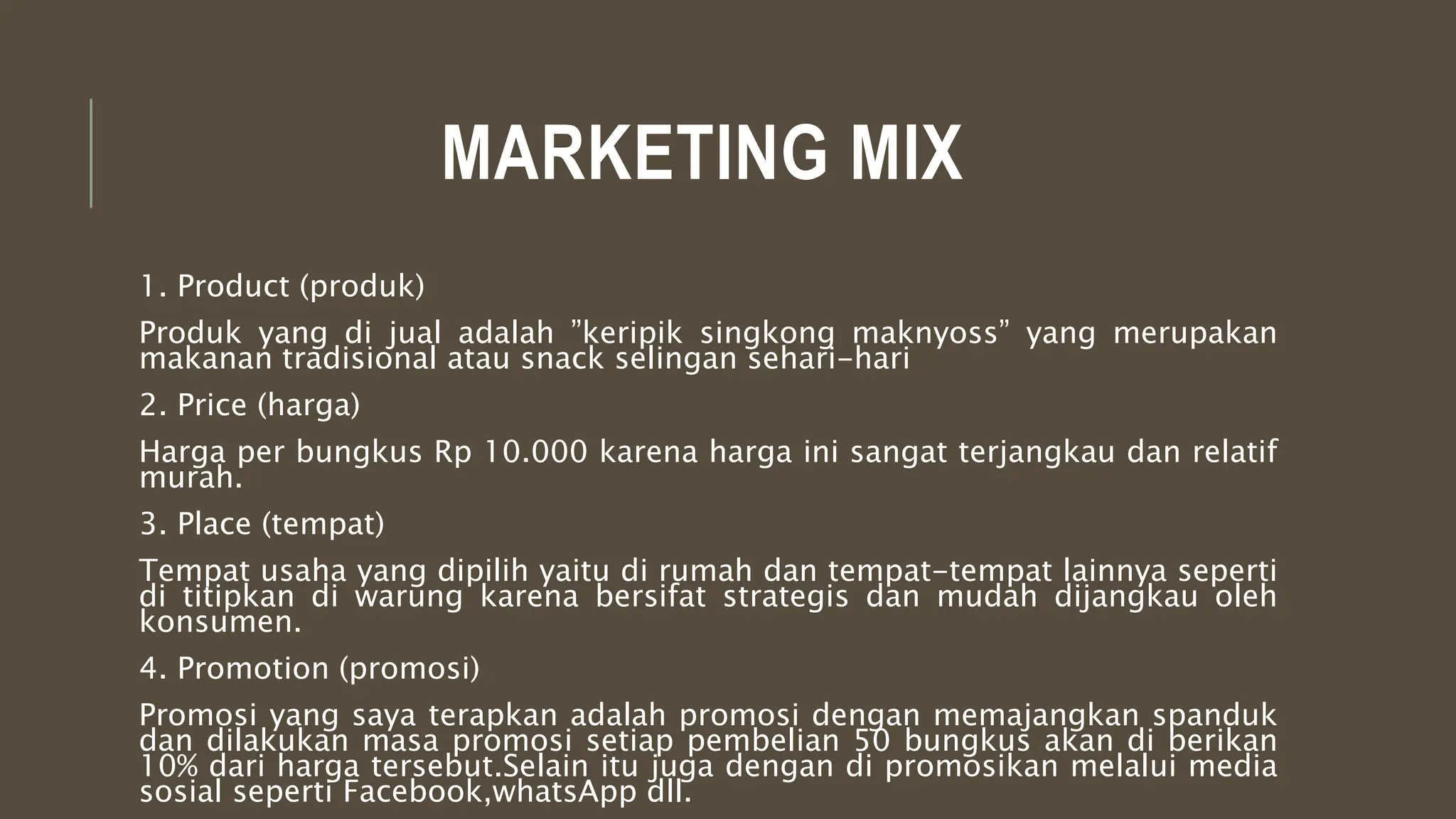 KERIPIK SINGKONG MAKNYOSS buatan urang jawa barat | PPTX