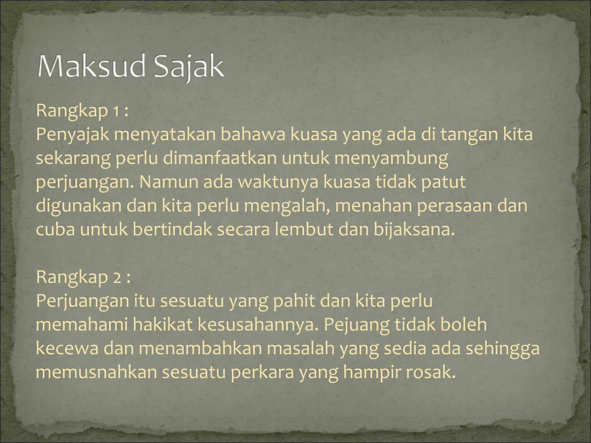 Keris Itu Masih Ditanganmu - MPP | PPT