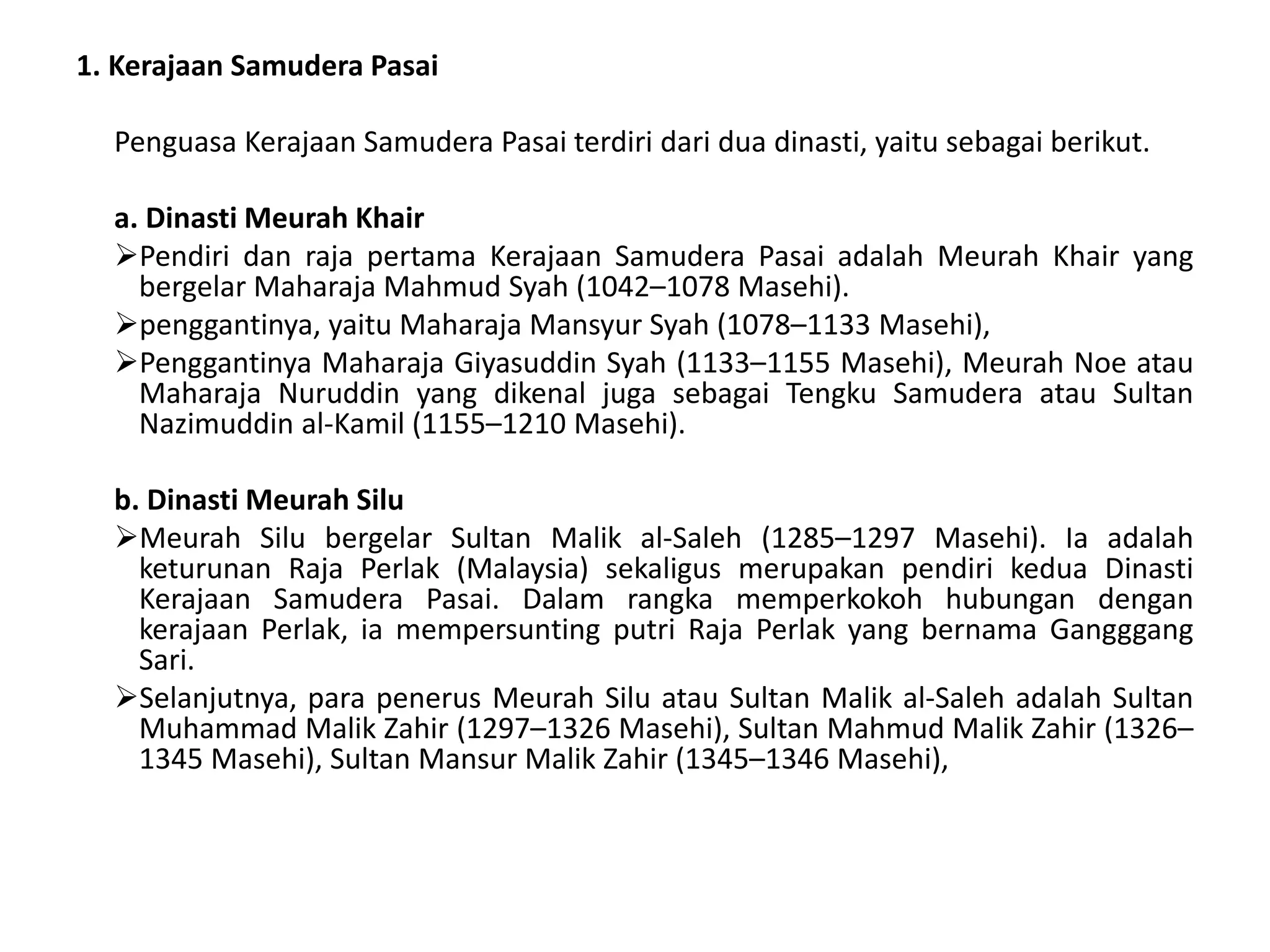 Kerjaan islam disumatra | PPTX