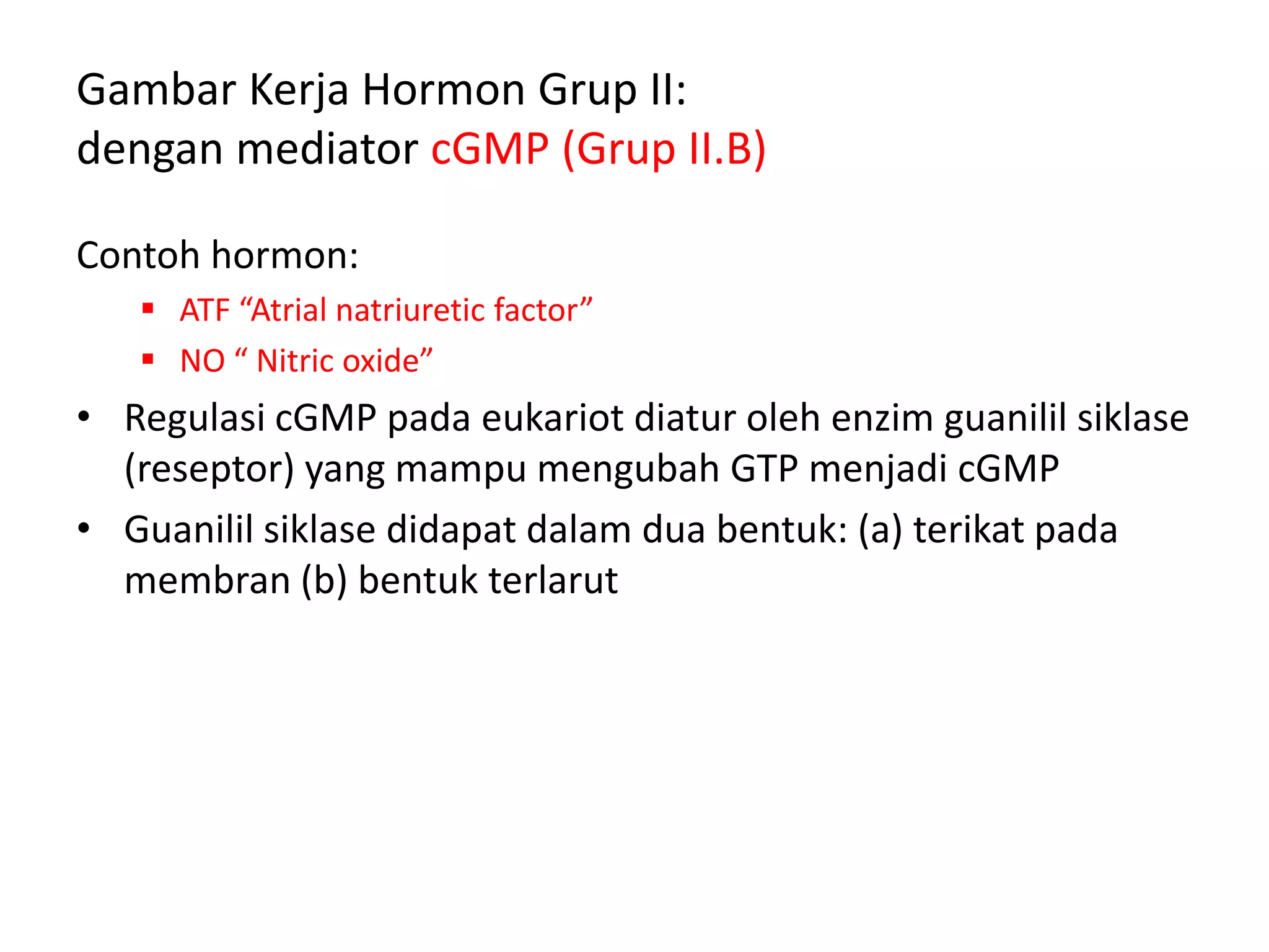 Kerja hormon dan Reseptor Hormon | PPTX