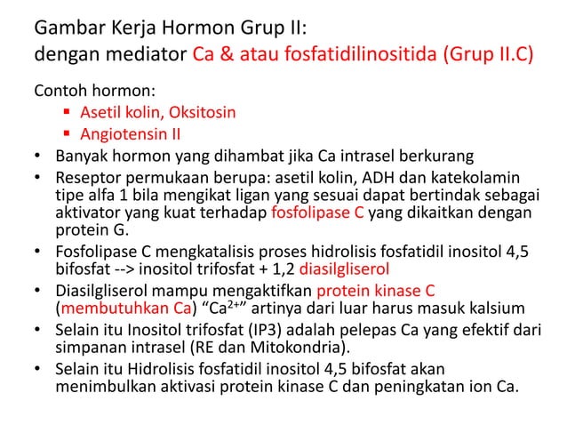 Kerja hormon dan Reseptor Hormon | PPTX