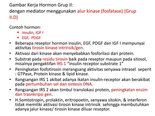 Kerja hormon dan Reseptor Hormon | PPTX