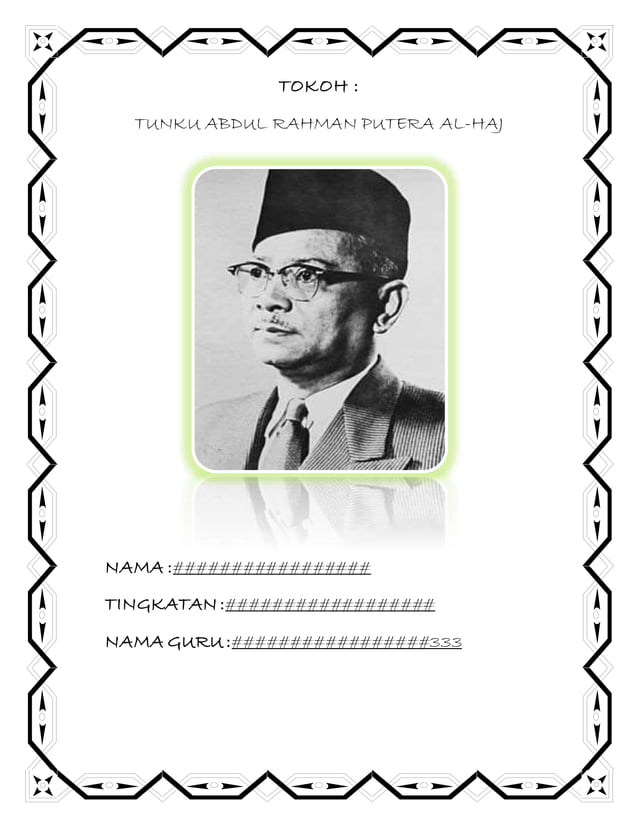 (KKS)TUNKU ABDUL RAHMAN | DOCX