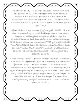 (KKS)TUNKU ABDUL RAHMAN | DOCX