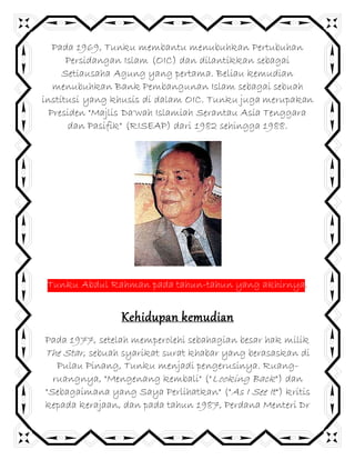 (KKS)TUNKU ABDUL RAHMAN | DOCX