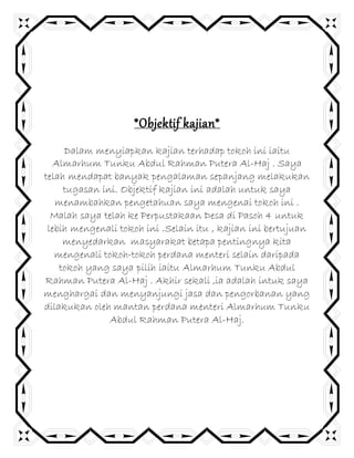 (KKS)TUNKU ABDUL RAHMAN | DOCX