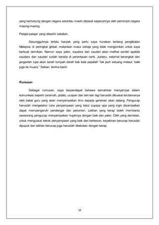 Format Penulisan Ceramah dan Teks Ceramah | DOCX