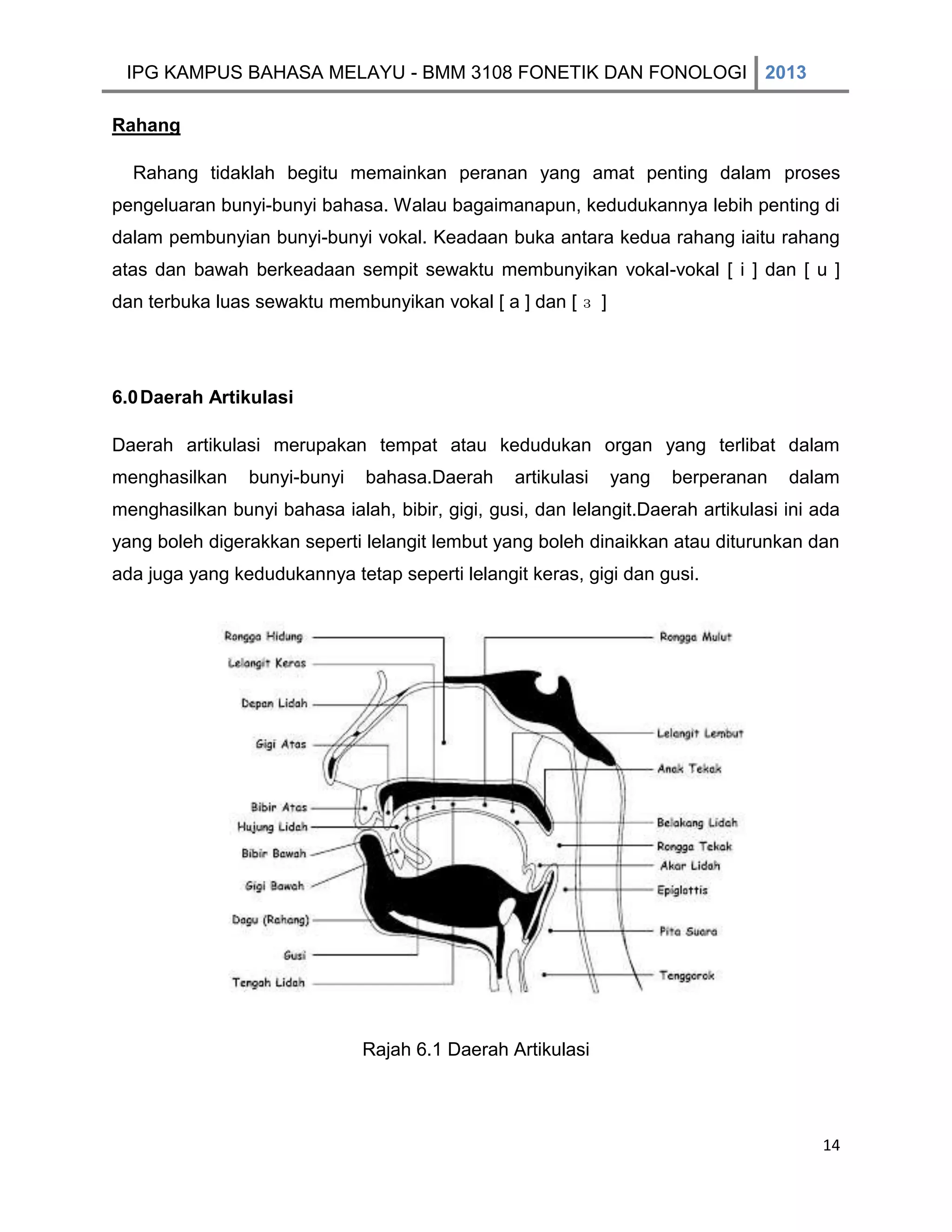 Fonetik dan Fonologi bmm 3108 (autosaved) | DOCX