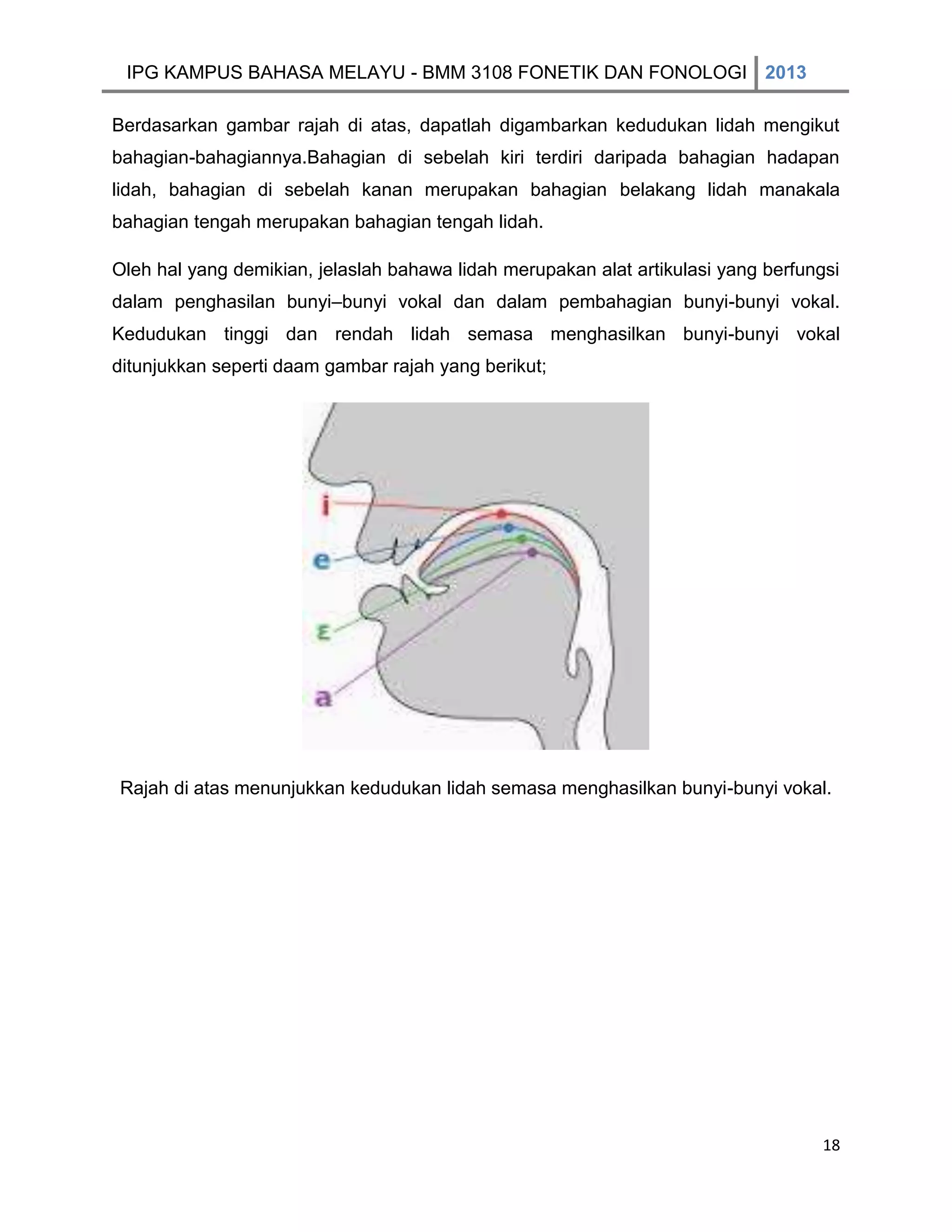 Fonetik dan Fonologi bmm 3108 (autosaved) | DOCX