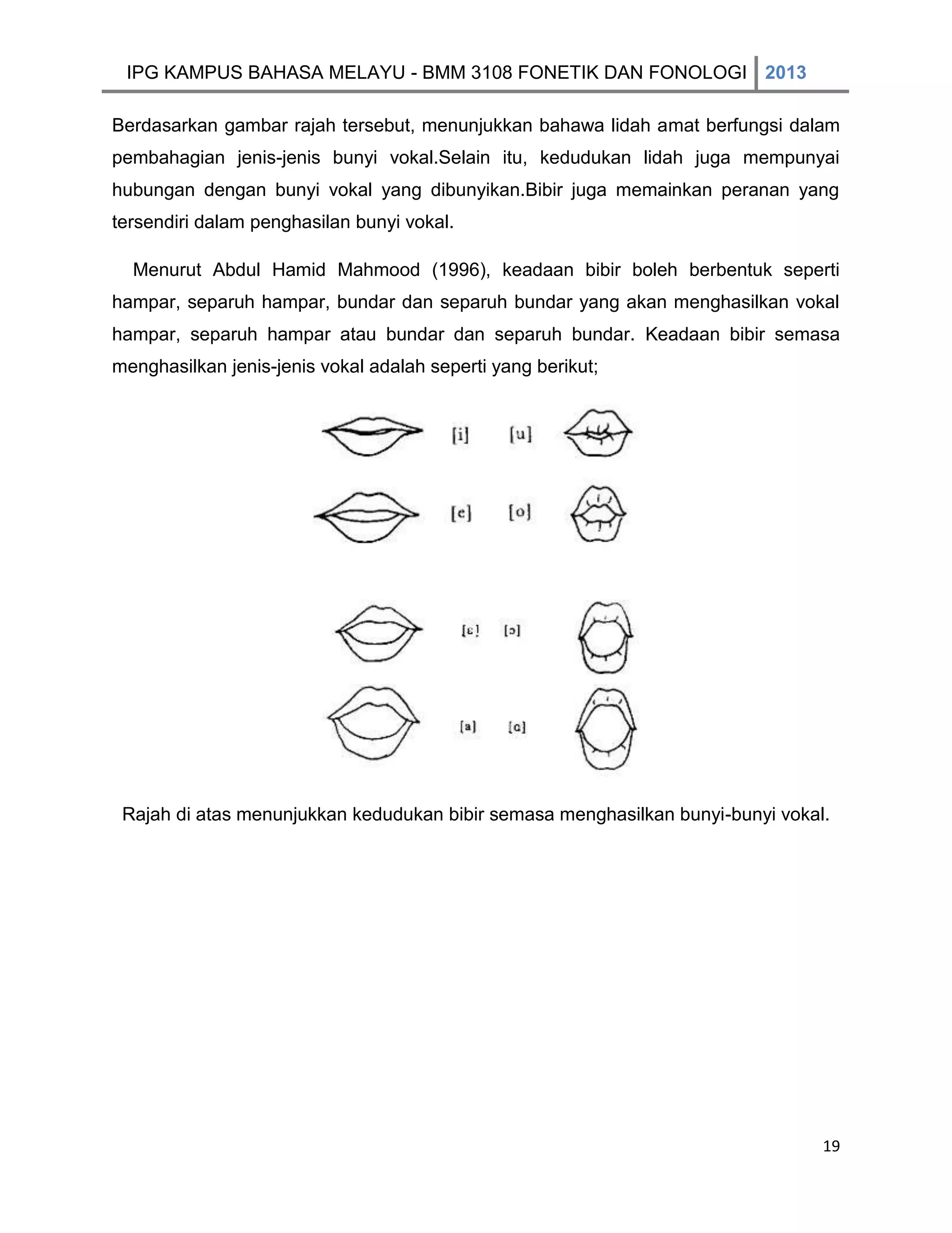 Fonetik dan Fonologi bmm 3108 (autosaved) | DOCX