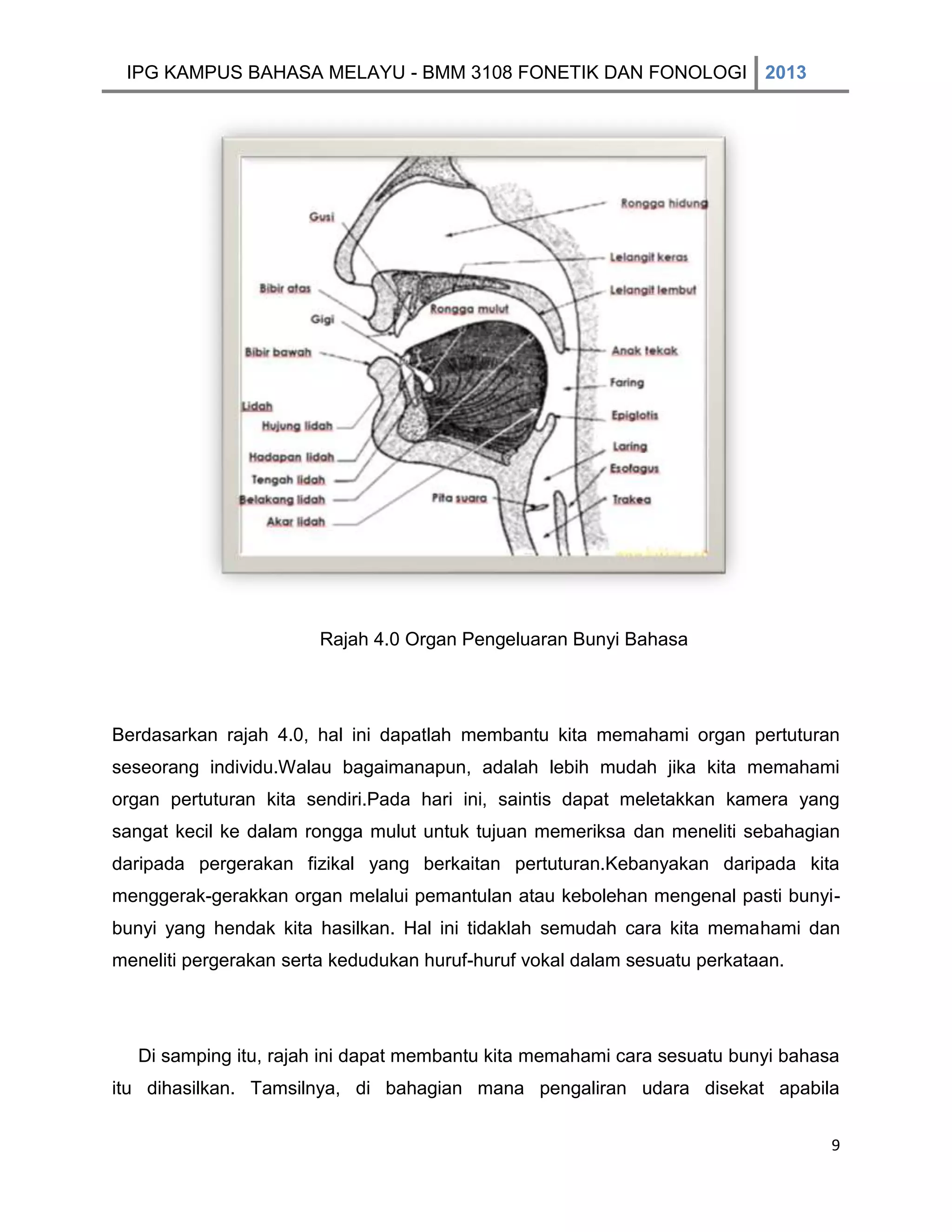 Fonetik dan Fonologi bmm 3108 (autosaved) | DOCX