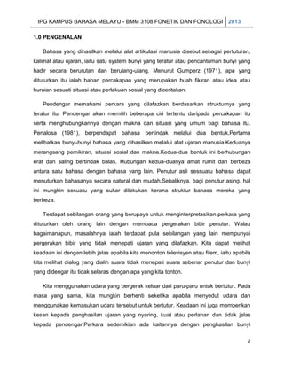 Fonetik dan Fonologi bmm 3108 (autosaved) | DOCX