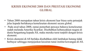 KRISIS KEWANGAN GLOBAL | PPTX