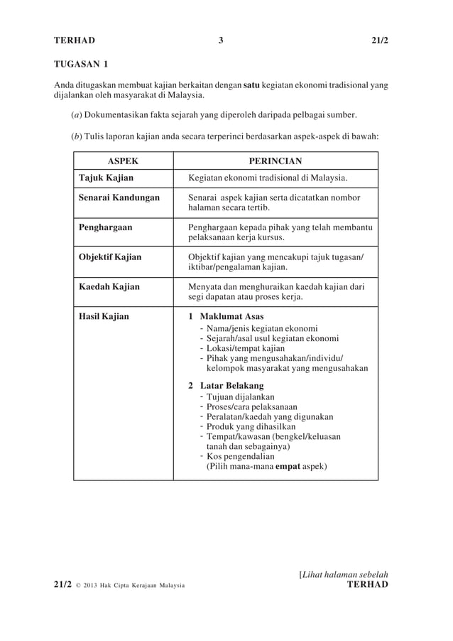 Kerja kursus sejarah pmr 2013 | PDF Kerja kursus sejarah pmr 2013 | PDF