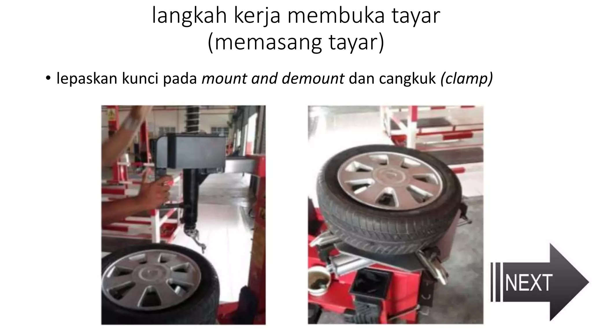 Kerja menanggalkan tayar | PPTX