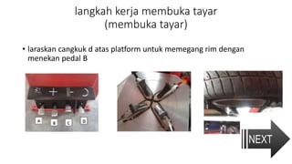 Kerja menanggalkan tayar | PPTX