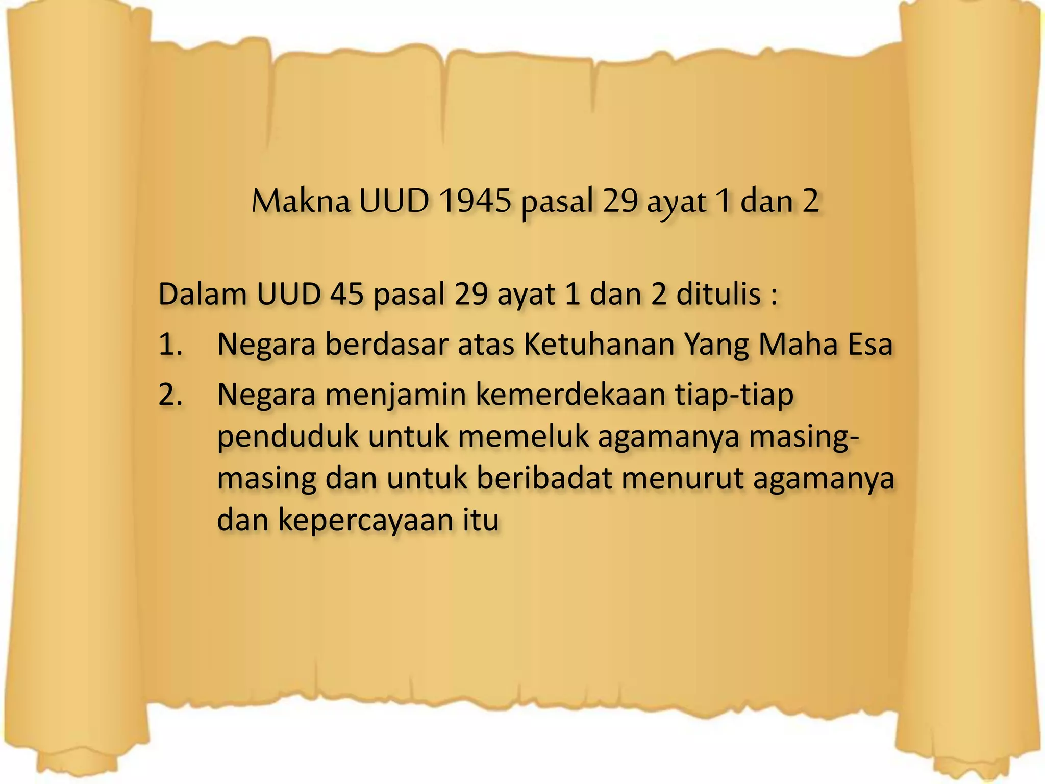 Kerjasama antar umat beragama, membangun persaudaraan sejati | PPTX