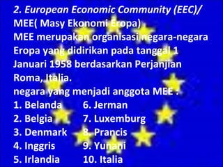 Kerjasama Ekonomi Internasional | PPT