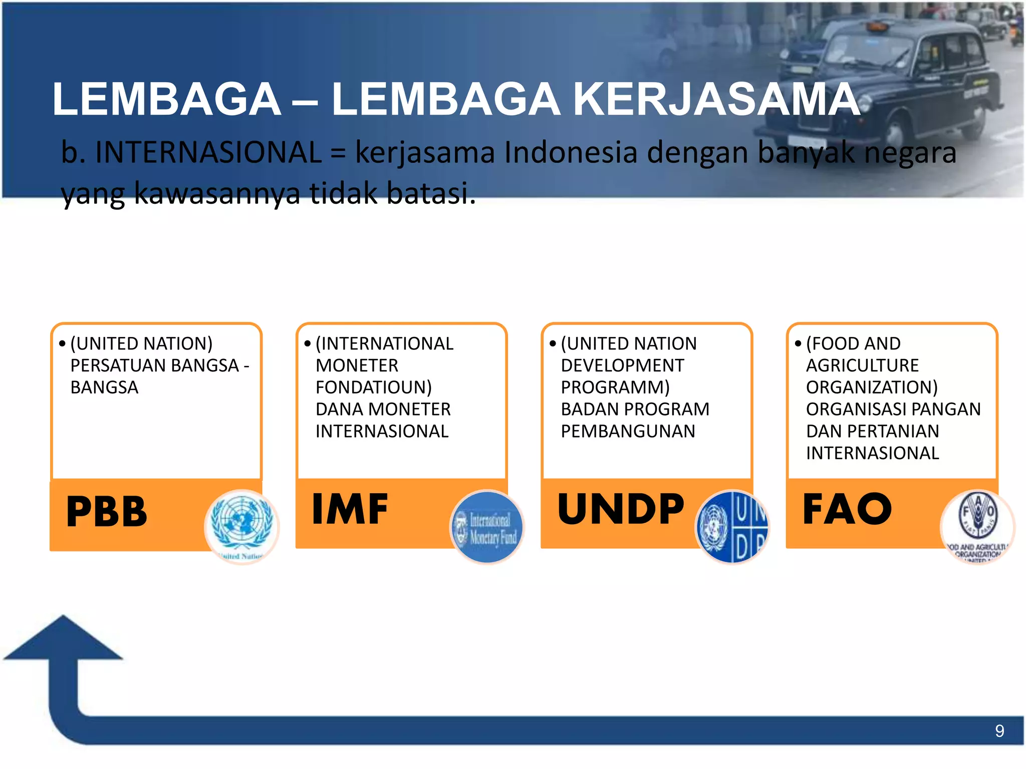 1. kerjasama internasional | PPTX