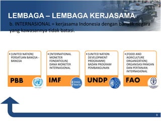 1. kerjasama internasional | PPTX