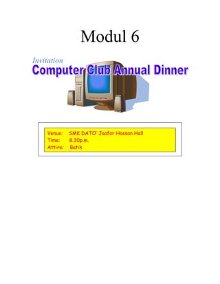 Kerja sekolah literasi komputer | PDF