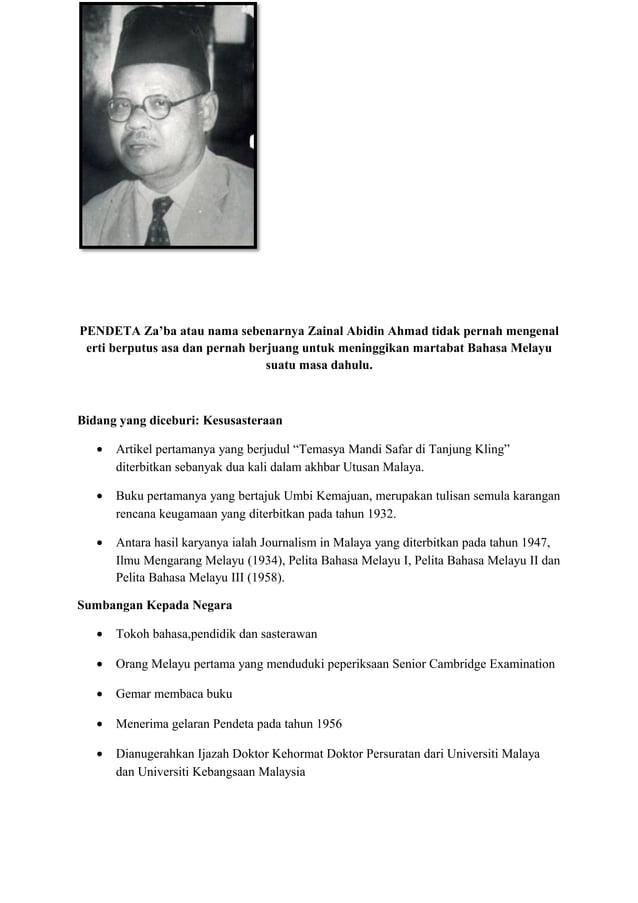 sivik-tokoh kebangsaan Zaba` | DOC