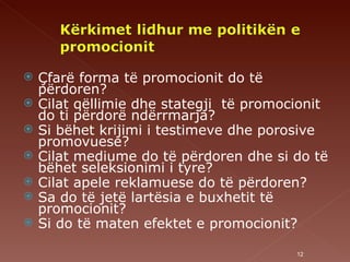 Kerkimet e tregut | PPT