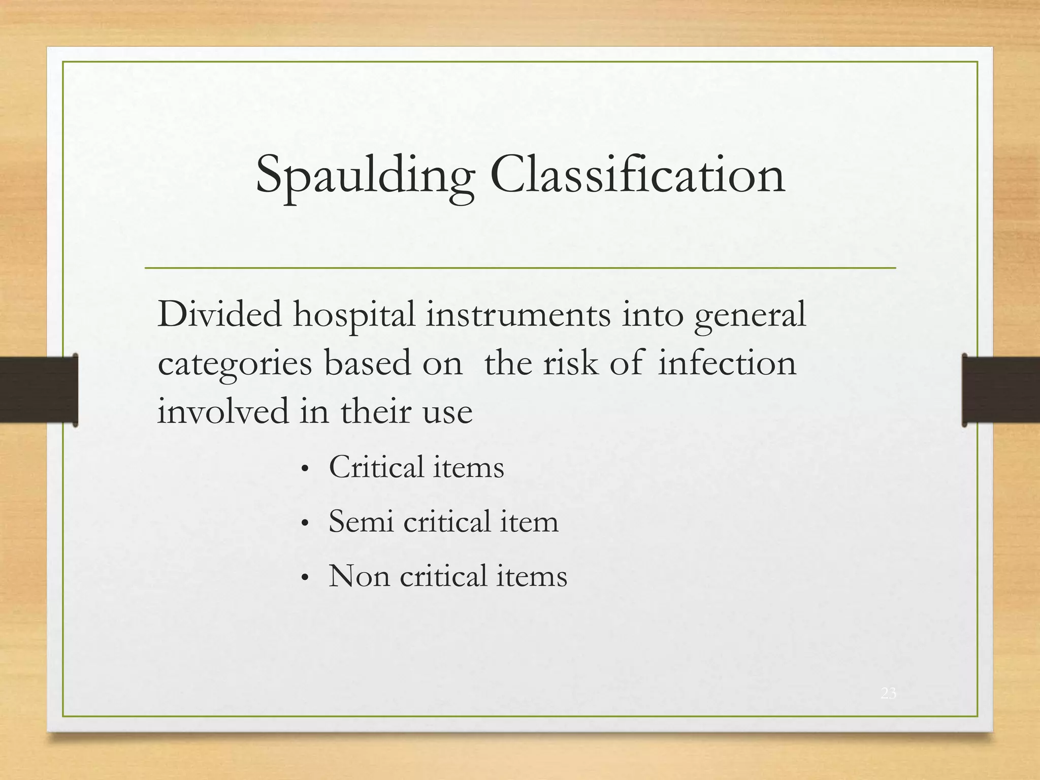 Cleaning and Disinfection of Medical Instruments | PPTX