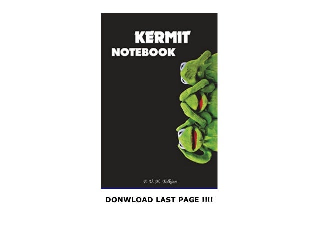 Kermit: Kermit, Notebook, Diary, Journal, Funny Notebooks [READ]