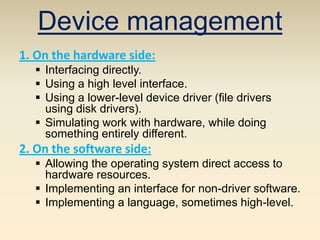 What is Kernel, basic idea of kernel | PPTX